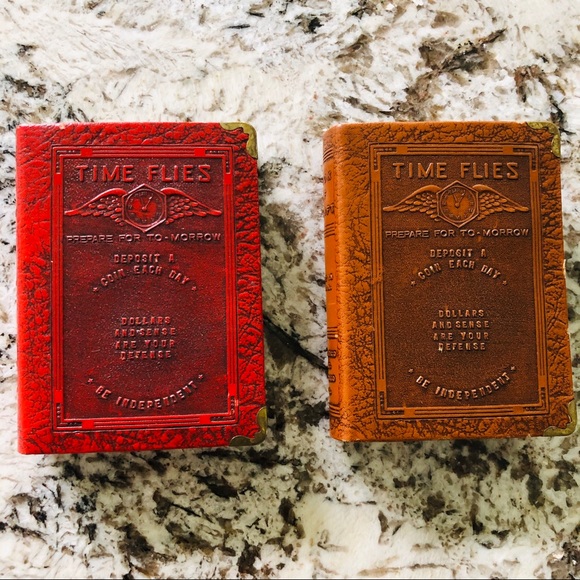 Vintage | Accessories | Vintage Time Flies Prepare For Tomorrow Coin ...